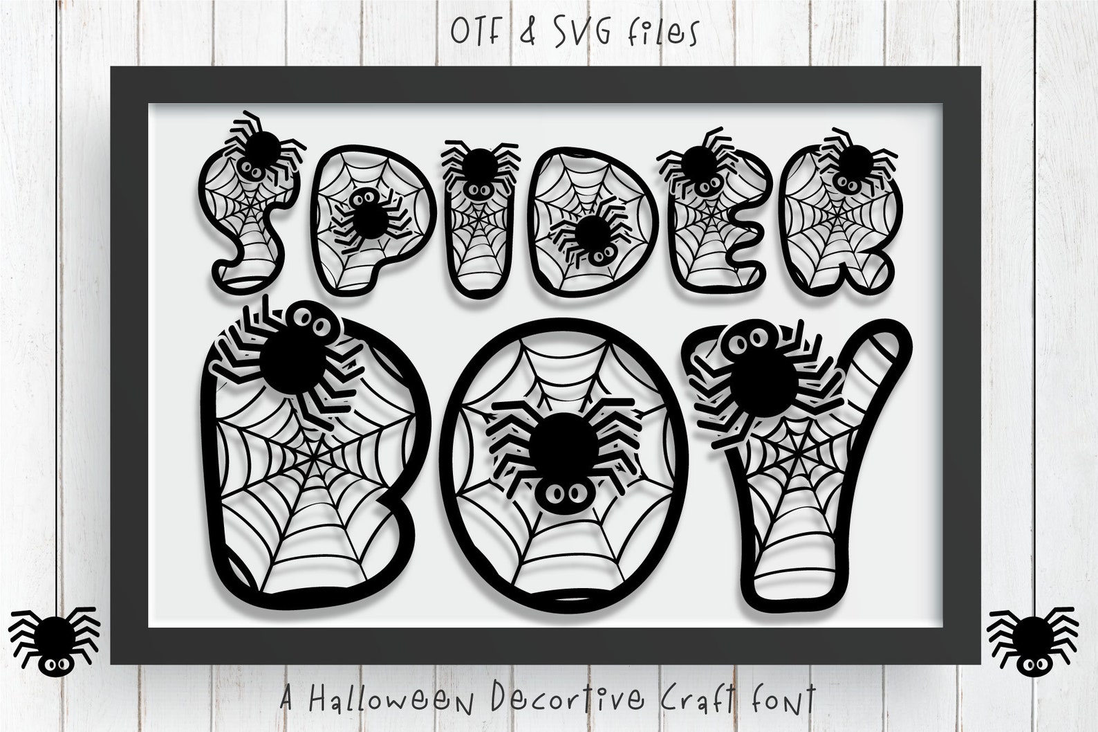 Spider Boy Font | Halloween Spiderweb Letters | Spooky Kids Font ...