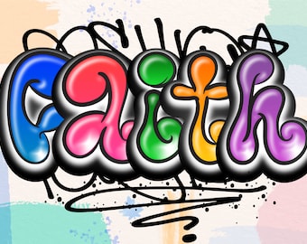 Graffiti Font Cricut - Etsy