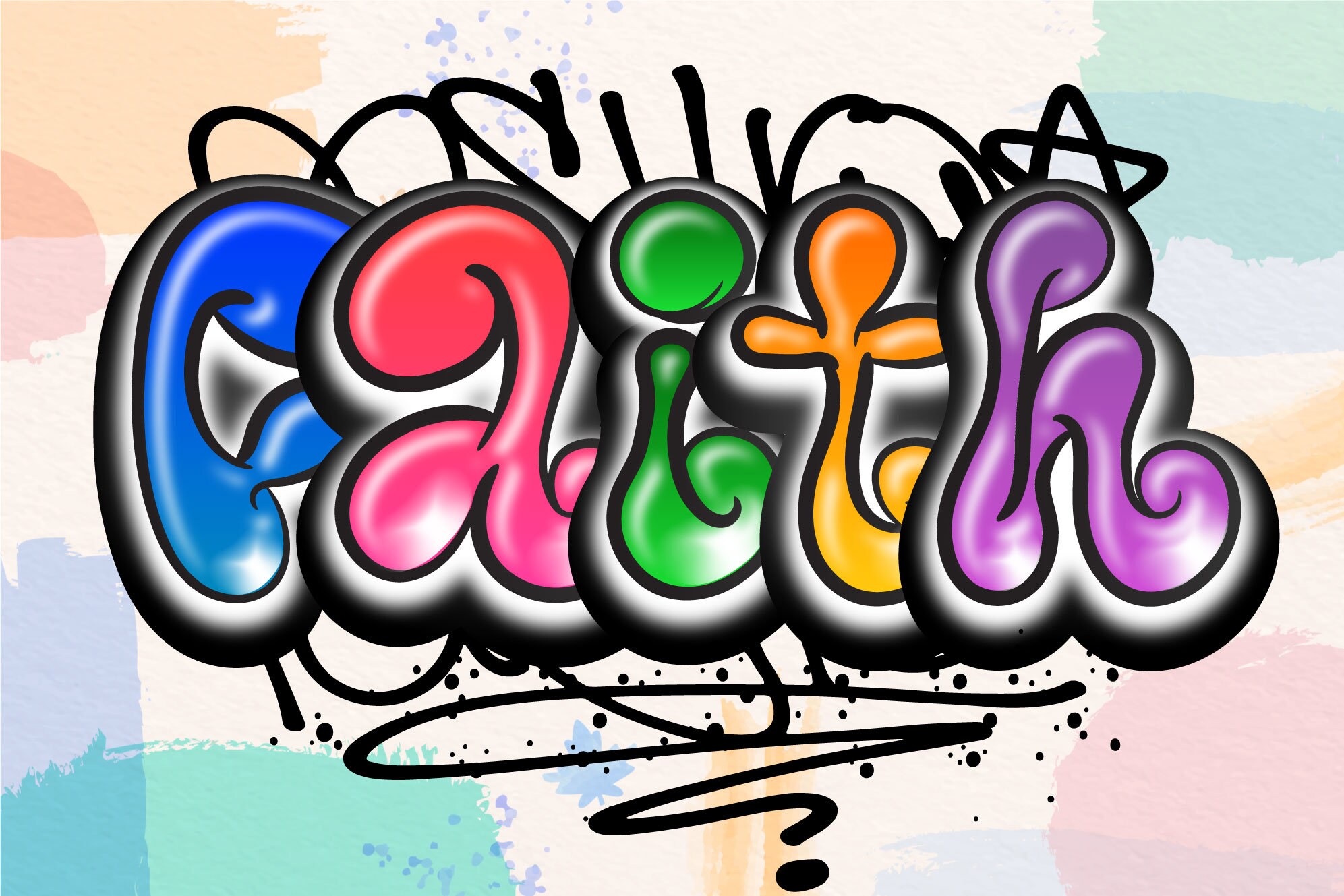 Graffiti Alphabet Graffiti Letters Bestseller Font Graffiti - Etsy UK