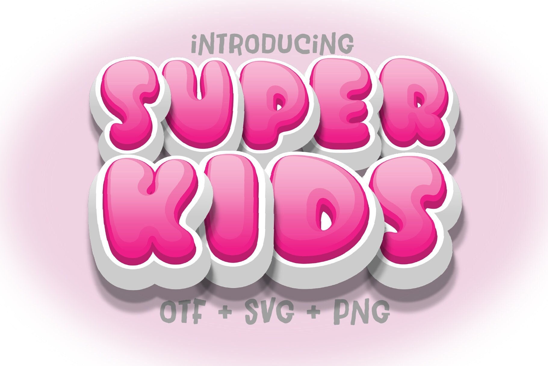 Kid-friendly Bubble Alphabet Fun & Playful Letters - Etsy