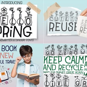 Mini Craft Font Bundle | Cute Fonts | Cool Fonts | Fashion Fonts | Chic ...