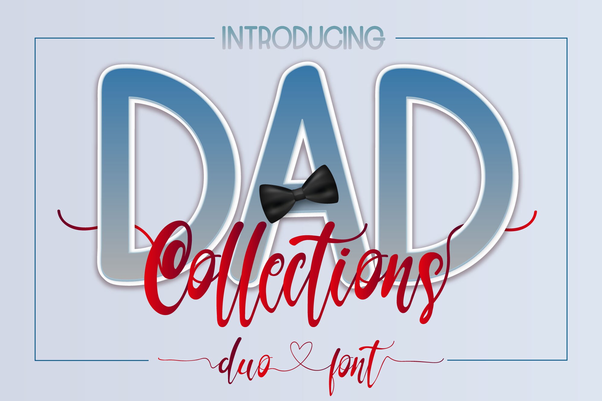 Dad Collection Font Duo Font Elegant Duo Font Modern - Etsy