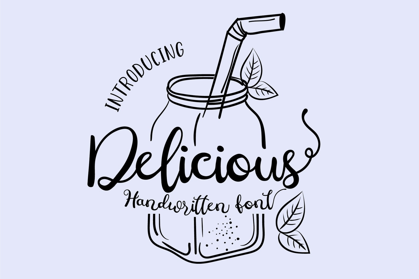 Delicious Font: Handwritten Calligraphy Font (OTF, TTF) - Etsy UK