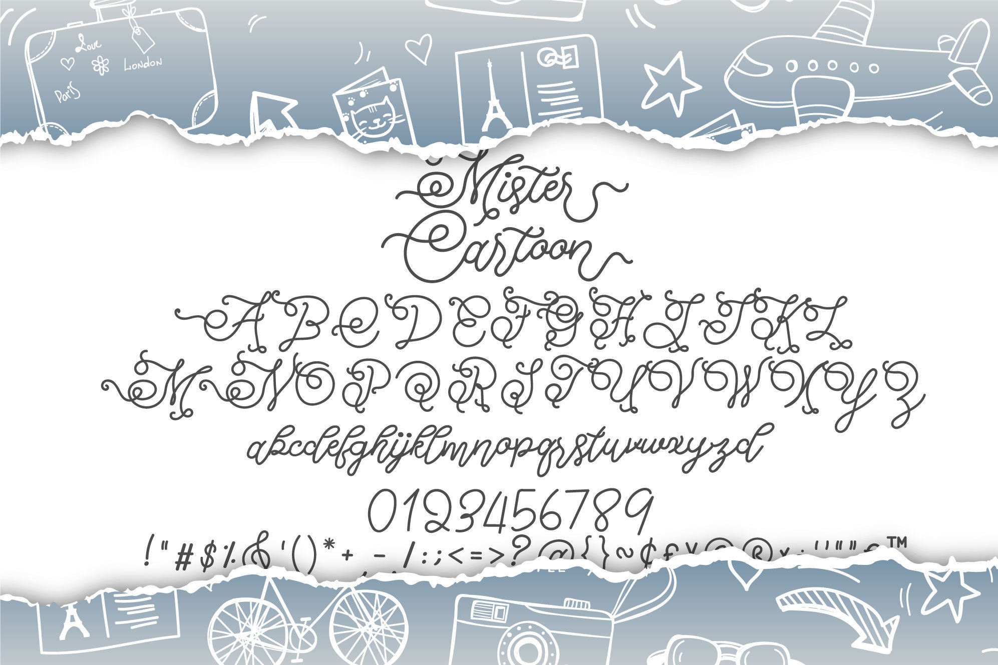 Mister Cartoon, Retro Font, Hand Written Font, Modern Hand Written ...