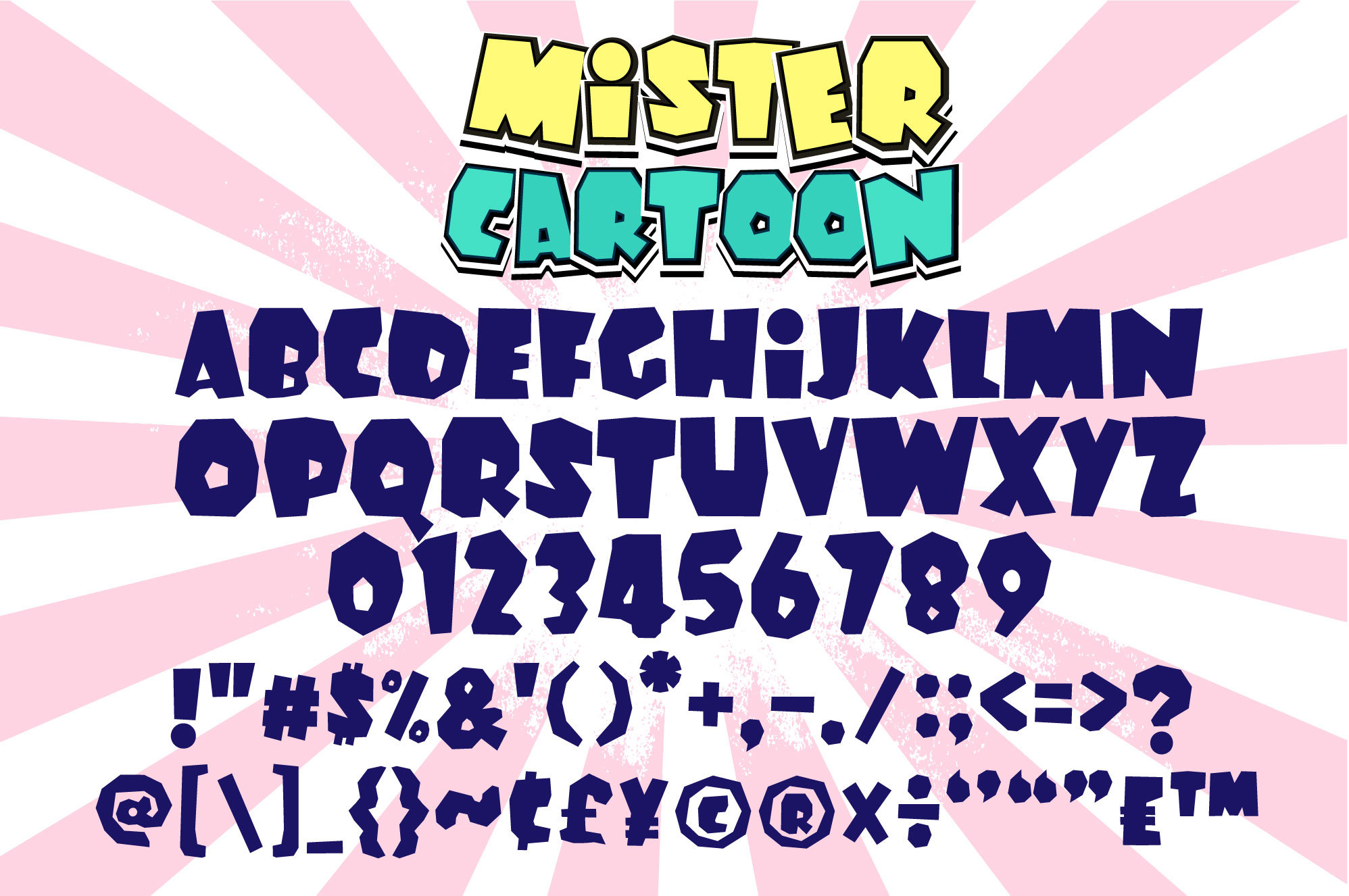 Cartoon Font, Kids Font, Cartoon Fonts, Thick Letters, Display Fonts ...