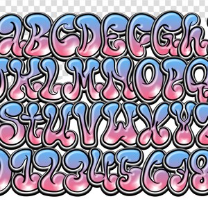 Graffiti Alphabet, Graffiti Letters, Bestseller Font, Graffiti Letters ...
