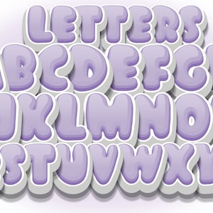 Creative Bubble Font SVG | Fun Alphabet for Kids | Playful Bubble ...