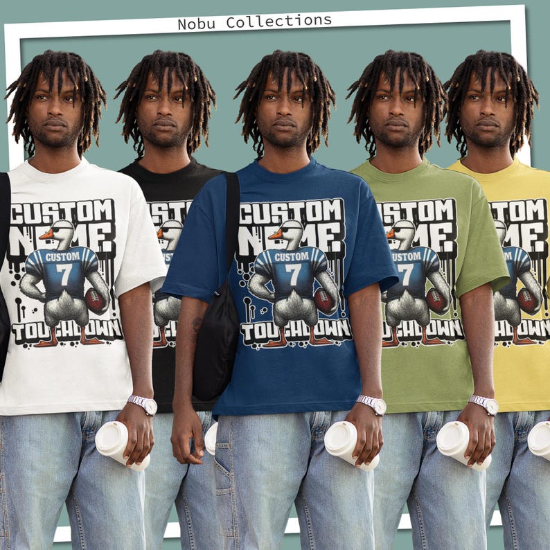 Custom Goose Mascot Football Player PNG: Graffiti Style T-shirt Design ...