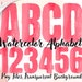 Watercolor Alphabet SVG | Colorful Hand Painted ABC | Artistic Letters ...