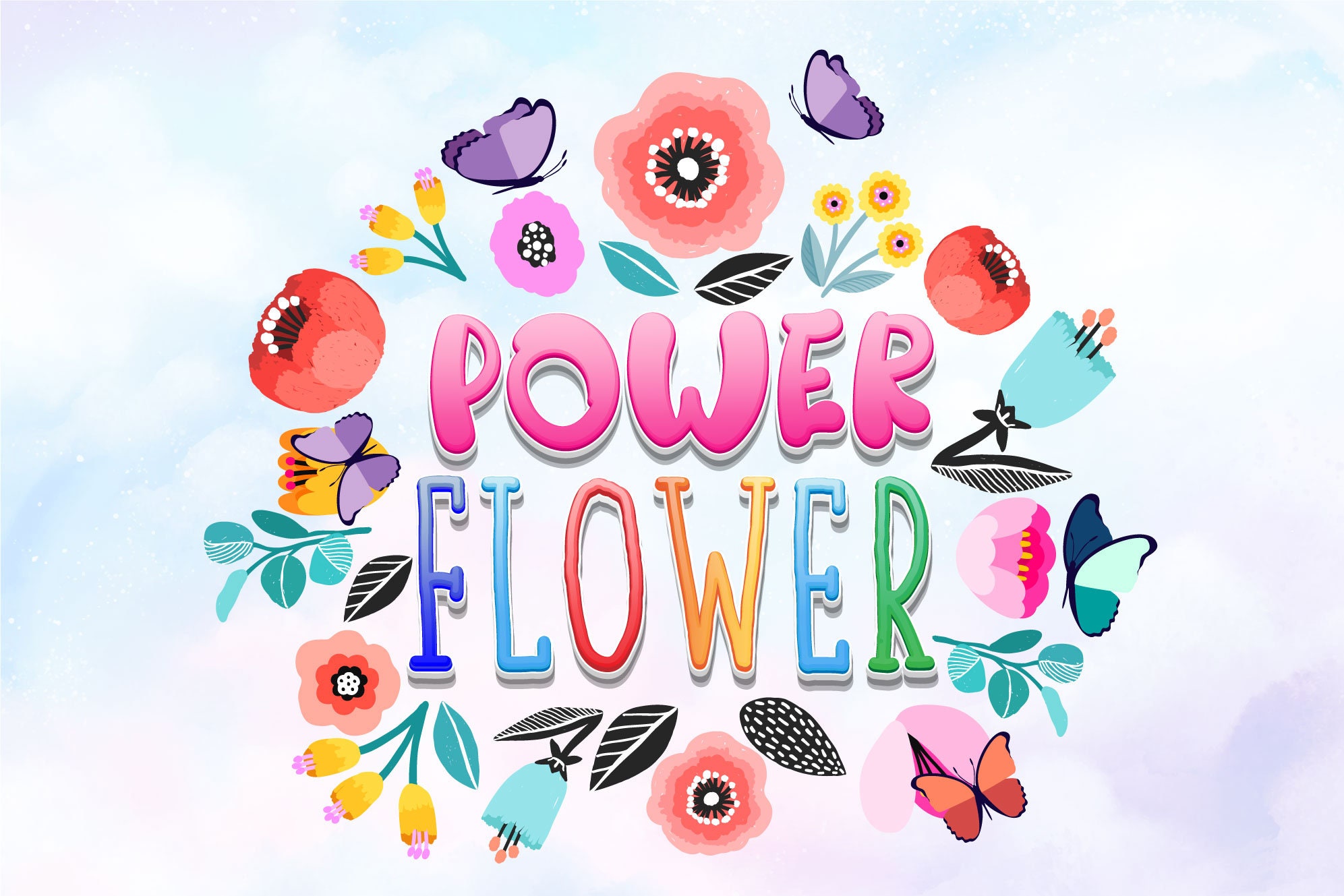 Realistic Handwritten, Cute Font Bundle, Girly Fonts, Fun Fonts, Kids ...