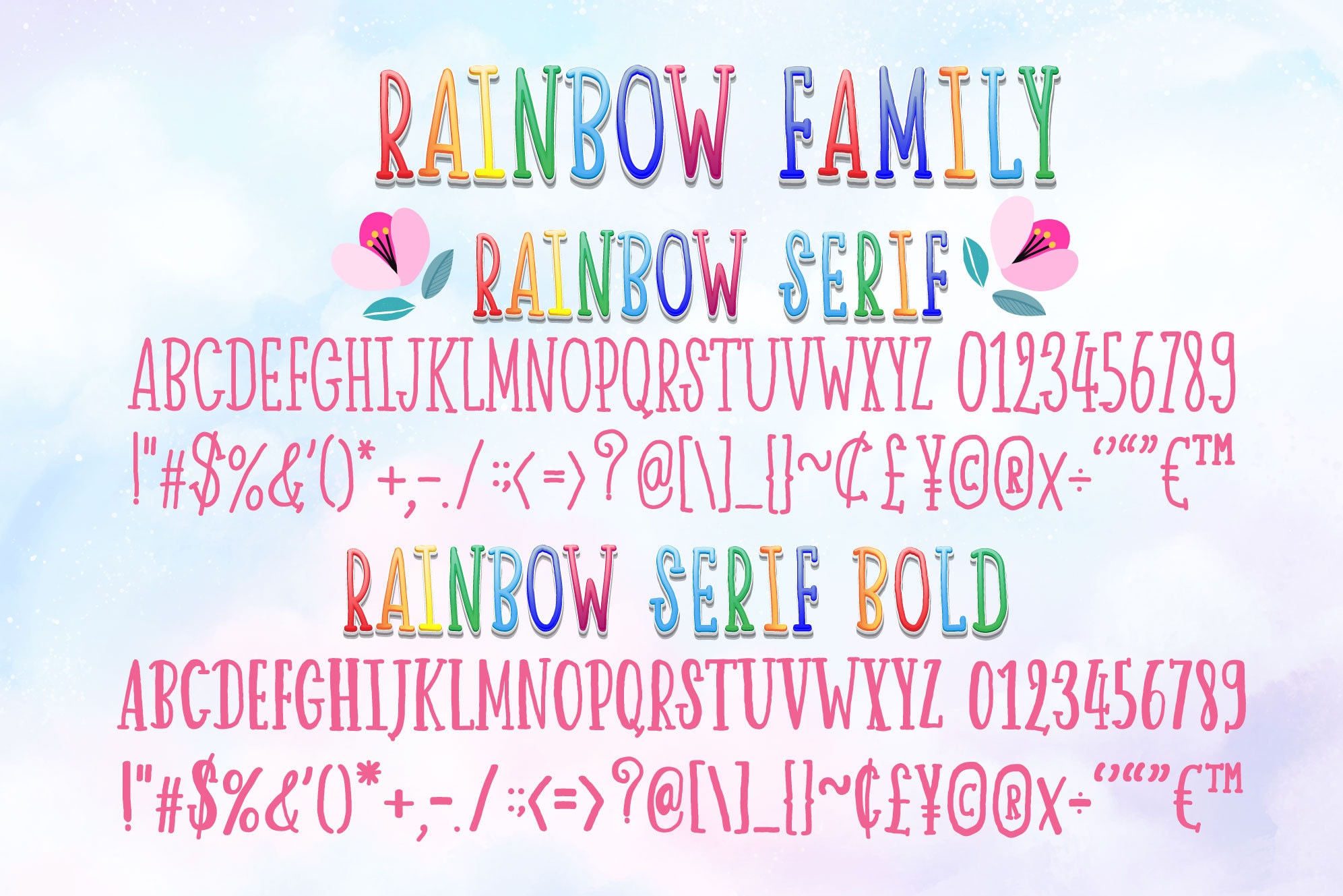 Realistic Handwritten, Cute Font Bundle, Girly Fonts, Fun Fonts, Kids ...