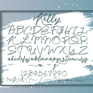 Kelly Collections, Hand Written Font, Modern Hand Written, Stunning ...