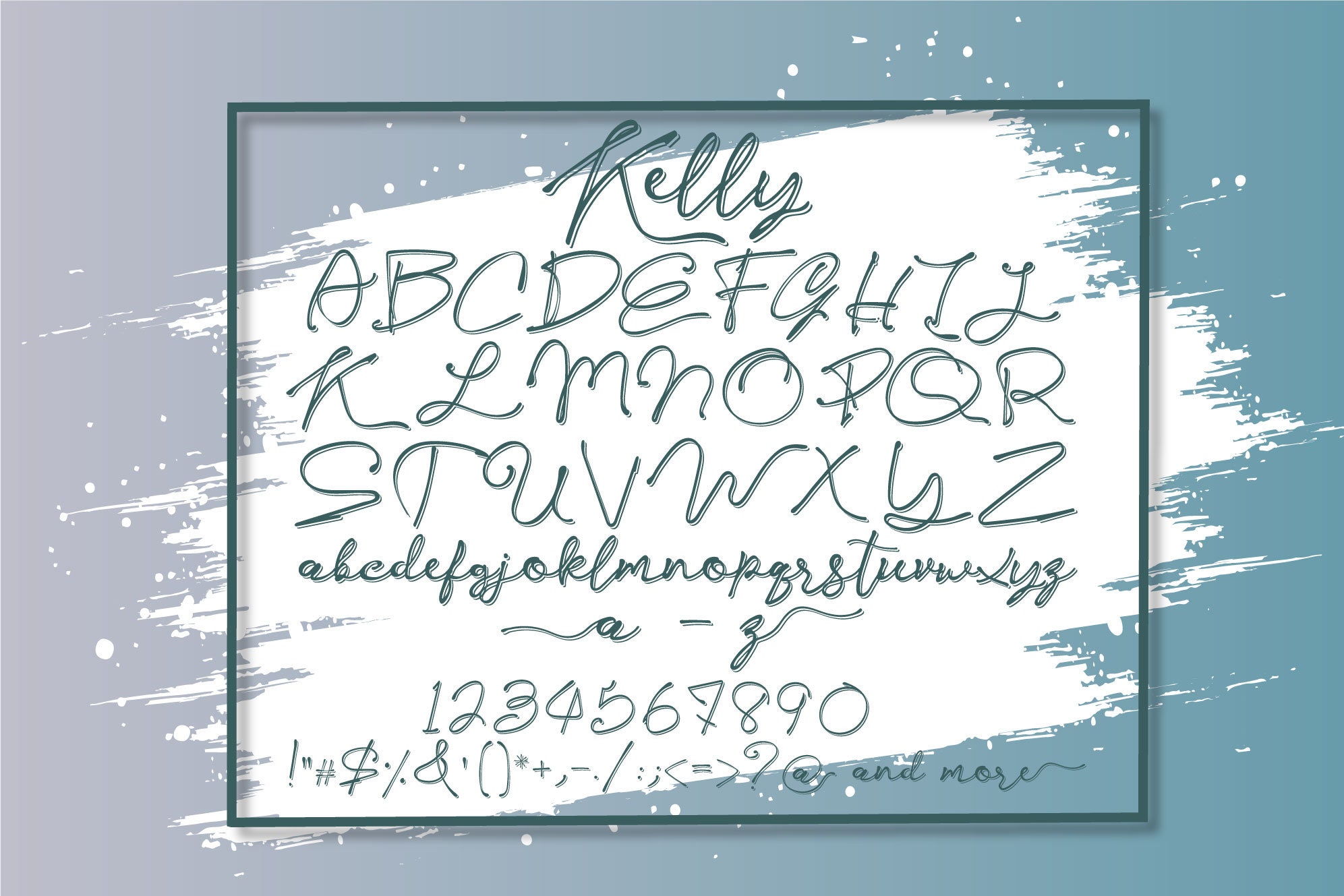 Kelly Collections, Hand Written Font, Modern Hand Written, Stunning ...