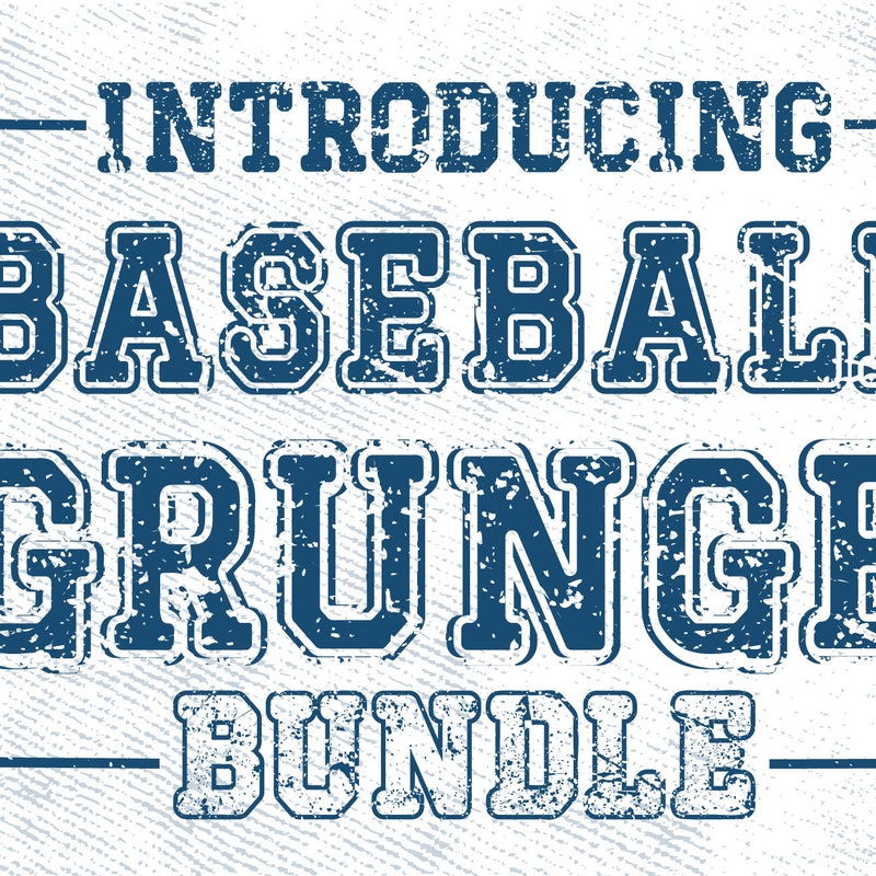 Vintage Athletic Fonts - Etsy