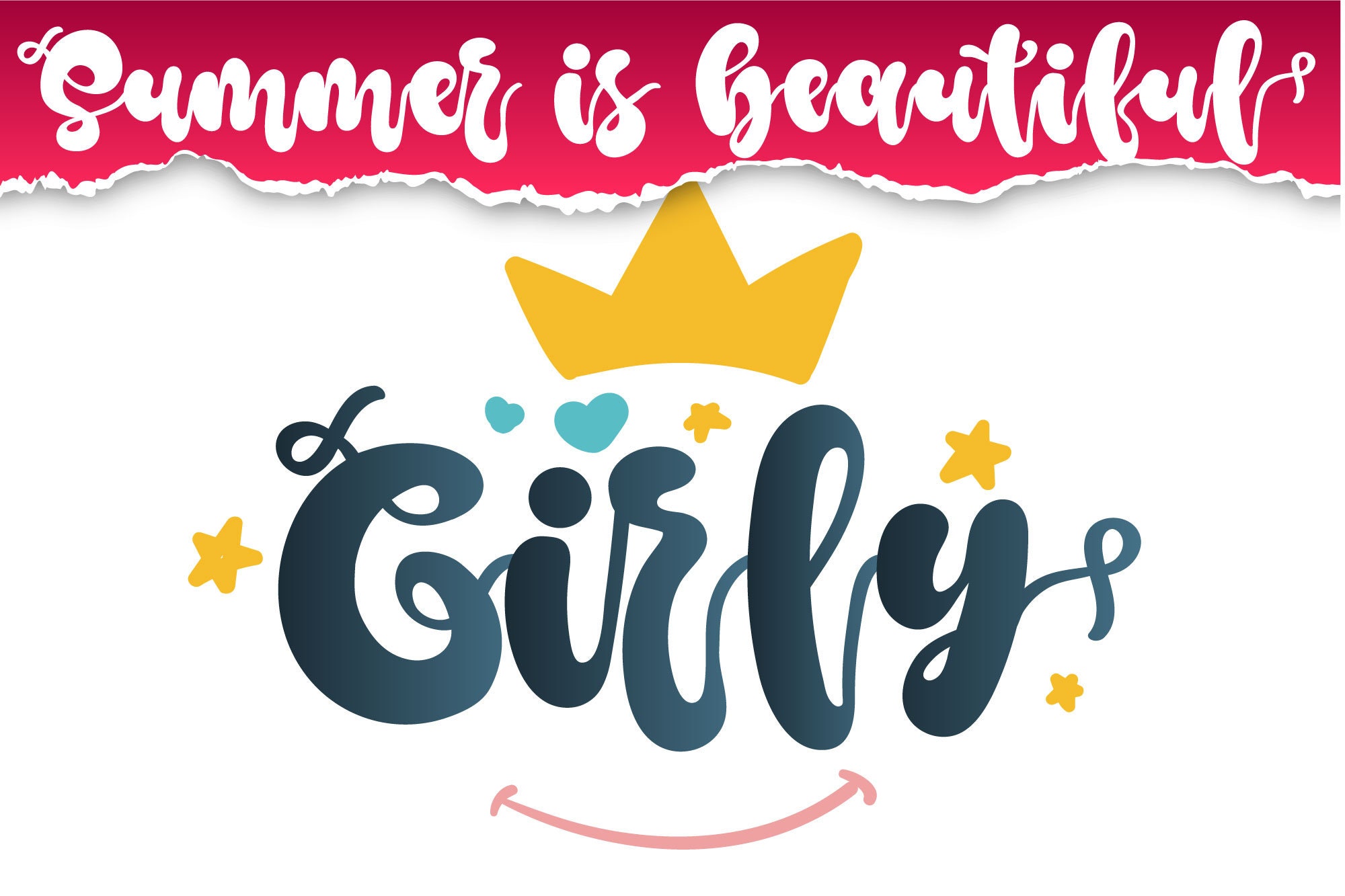 Realistic Handwritten, Girly Calligraphy Font Elegant and Feminine ...