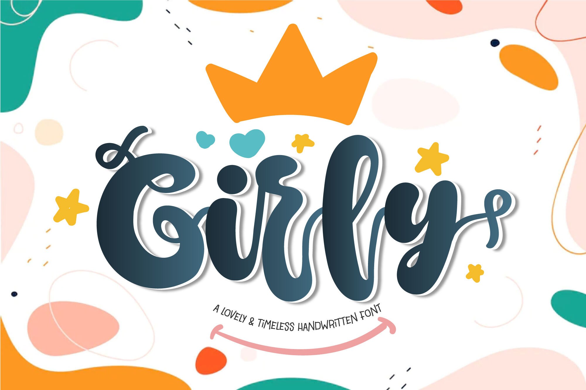 Realistic Handwritten, Girly Calligraphy Font Elegant and Feminine ...