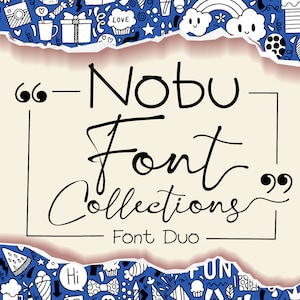 Nobu Collections, Signature Font, Modern Calligraphy, Lettering, Hand ...