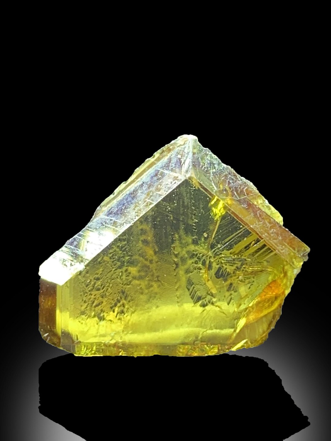 Gemmy Grade Sphene Crystal, Natural Sphene Double Terminated Crystal ...