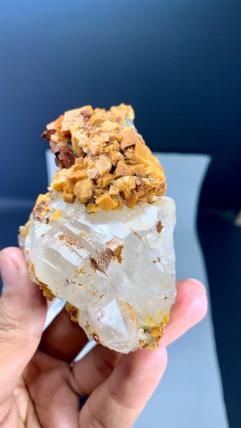 Rare Barite With Siderites and Quartz Combination Specimen - 215 Gram ...