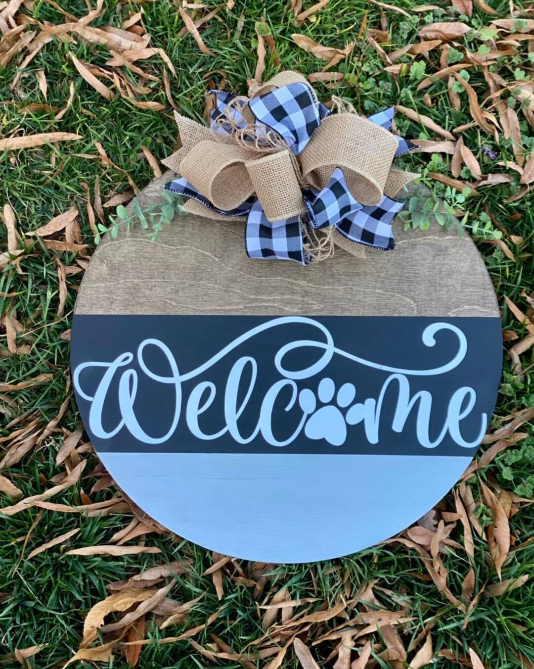 Welcome Paw Print Wood Door Sign FREE SHIPPING - Etsy Welcome Paw Print Wood Door Sign FREE SHIPPING - Etsy