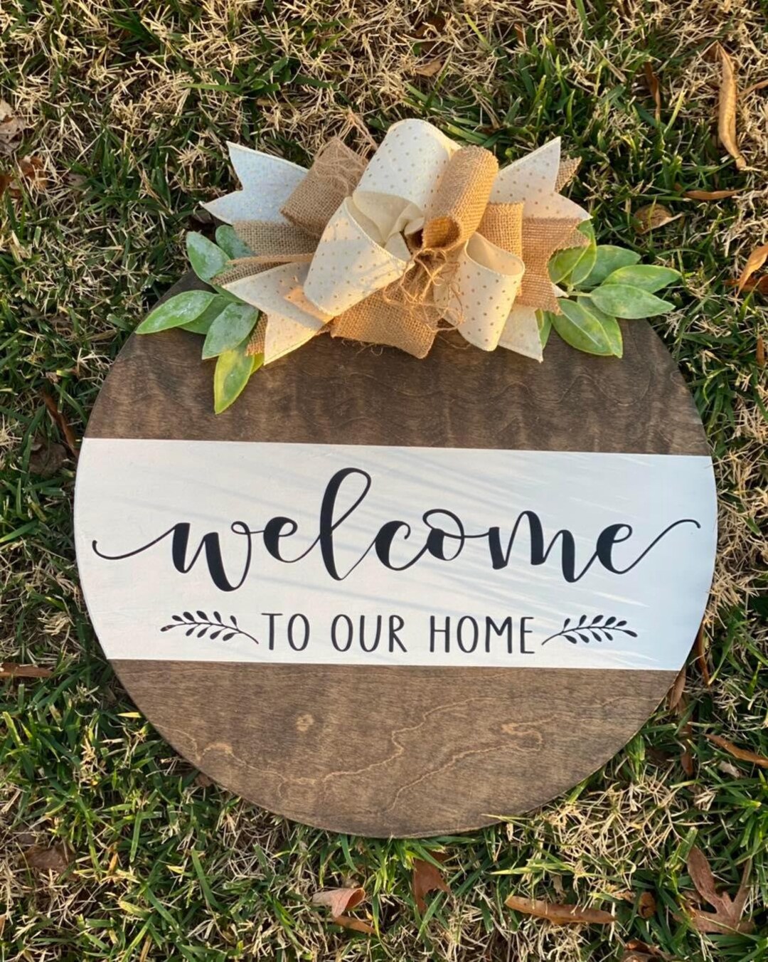Welcome Wood Door Sign FREE SHIPPING - Etsy