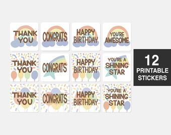 Hbd Stickers - Etsy