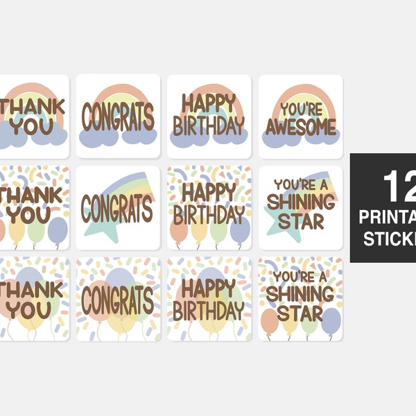Hbd Stickers - Etsy