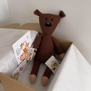 Mr. Bean's Teddy Bear Plush, Crochet Quirky Companion of British Sitcom ...