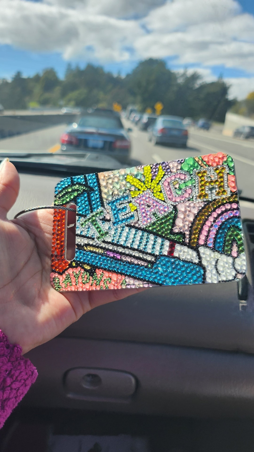 Teach Bling Luggage Tags Custom Luggage Tags Bedazzled - Etsy