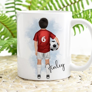 Personalised Football Mug, Soccer Cup, Football Drinkware, Football ...