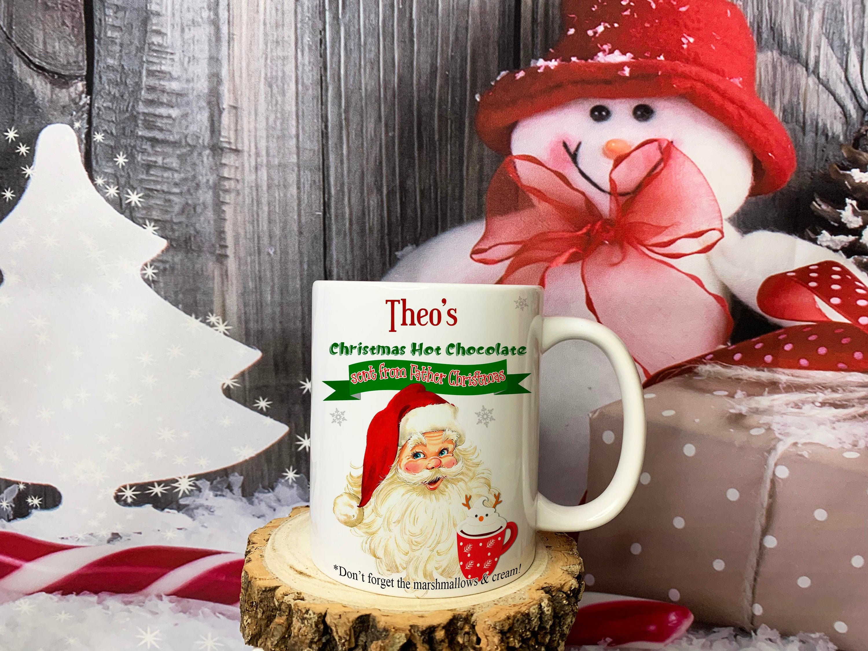 Personalised Christmas Mug Santa Mug Father Christmas Mug | Etsy