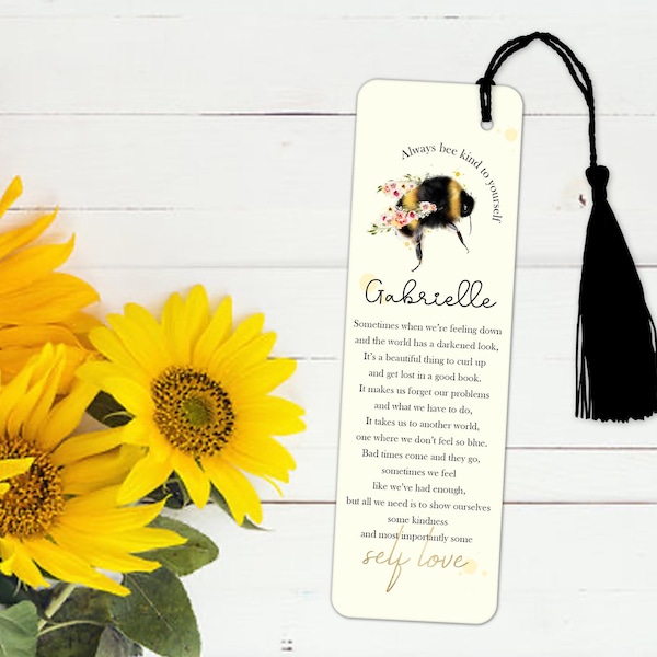Bee Bookmark - Etsy