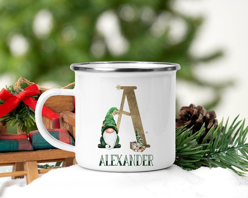 Personalised Gonk Christmas Mug Gnome Mug Ceramic Christmas Etsy Uk