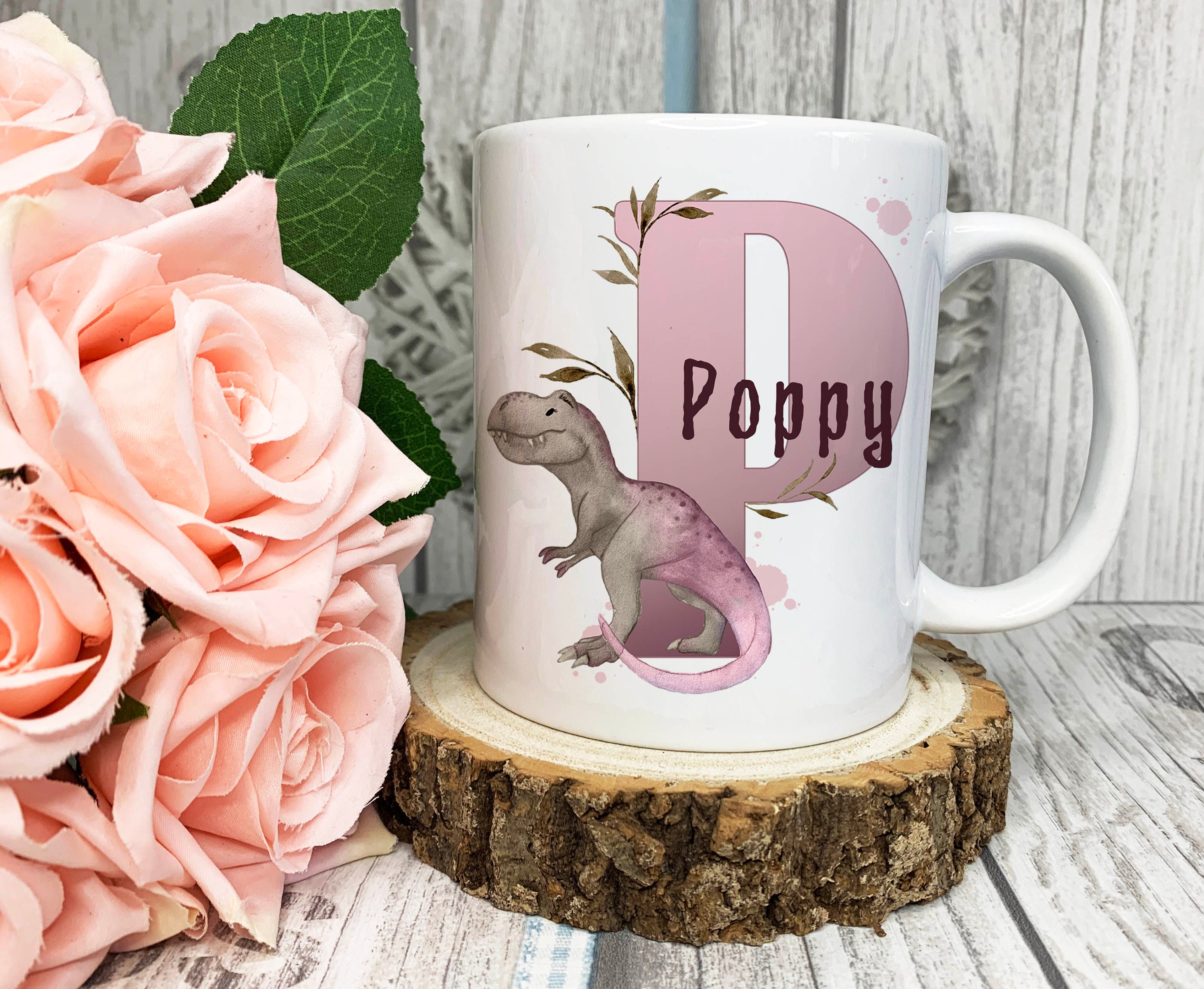 Dinosaur Mug, Personalised T-rex Mug, Gifts for Friends, Birthday Gifts ...