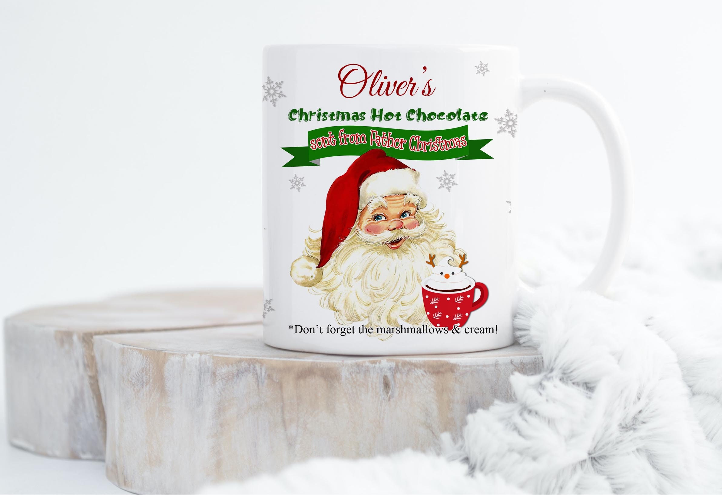 Personalised Christmas Mug Santa Mug Father Christmas Mug - Etsy UK