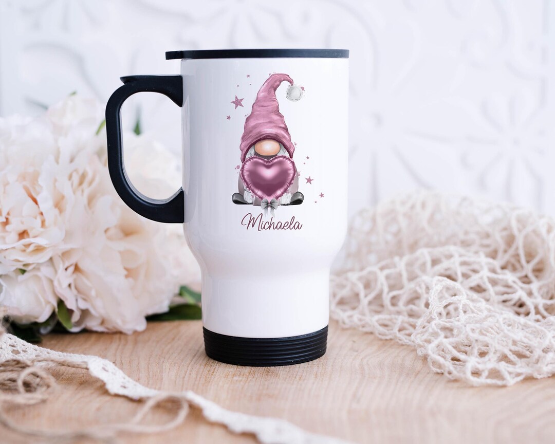 Personalised Gonk Mug, Travel Mug With Gnome, Gift for Her, Gift for ...