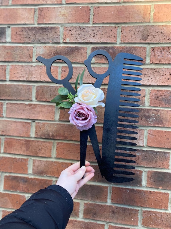 Scissors and Comb Combo Oversized Scissors Oversized Comb | Etsy