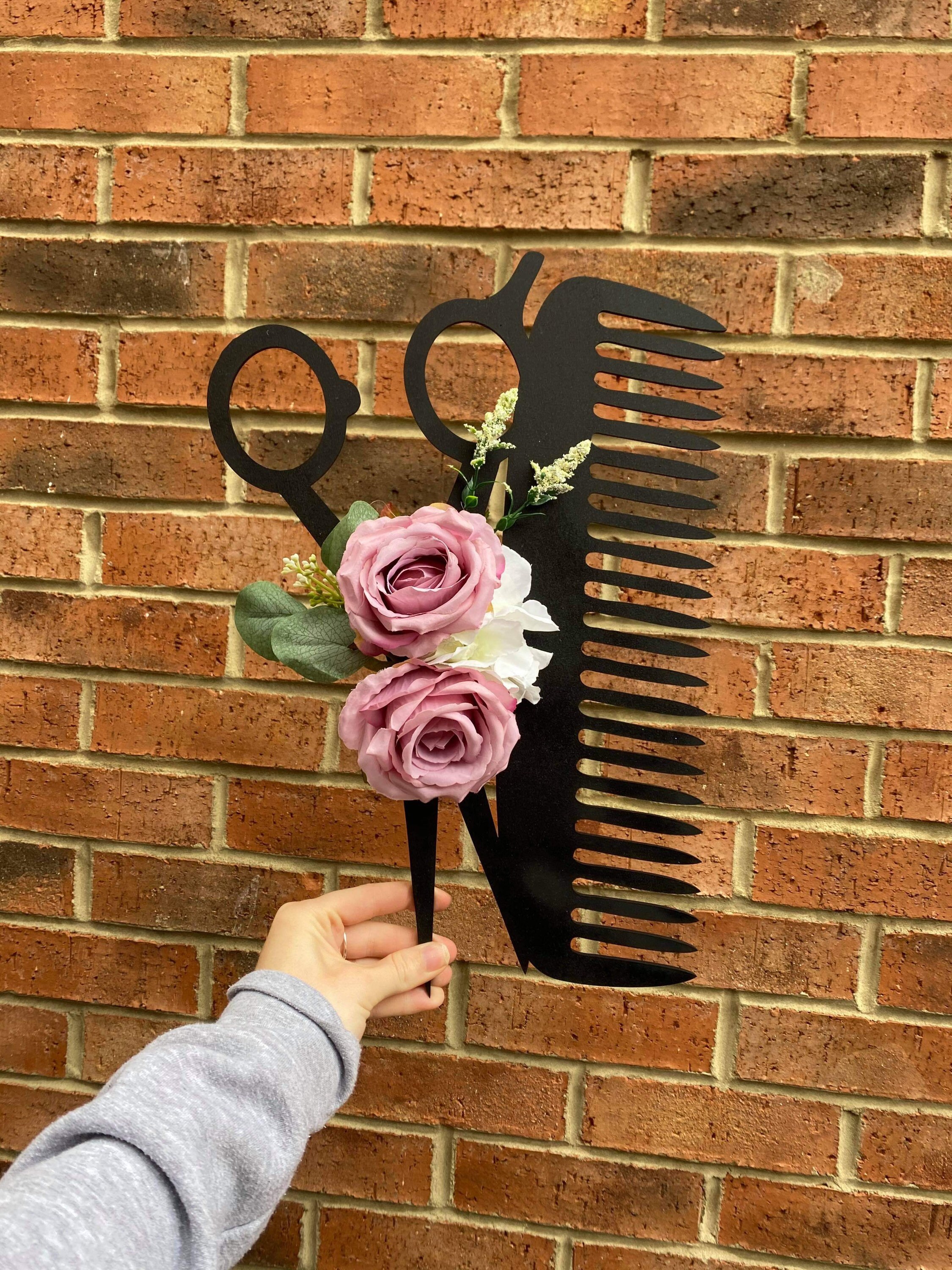 Scissors and Comb Combo Oversized Scissors Oversized Comb - Etsy UK