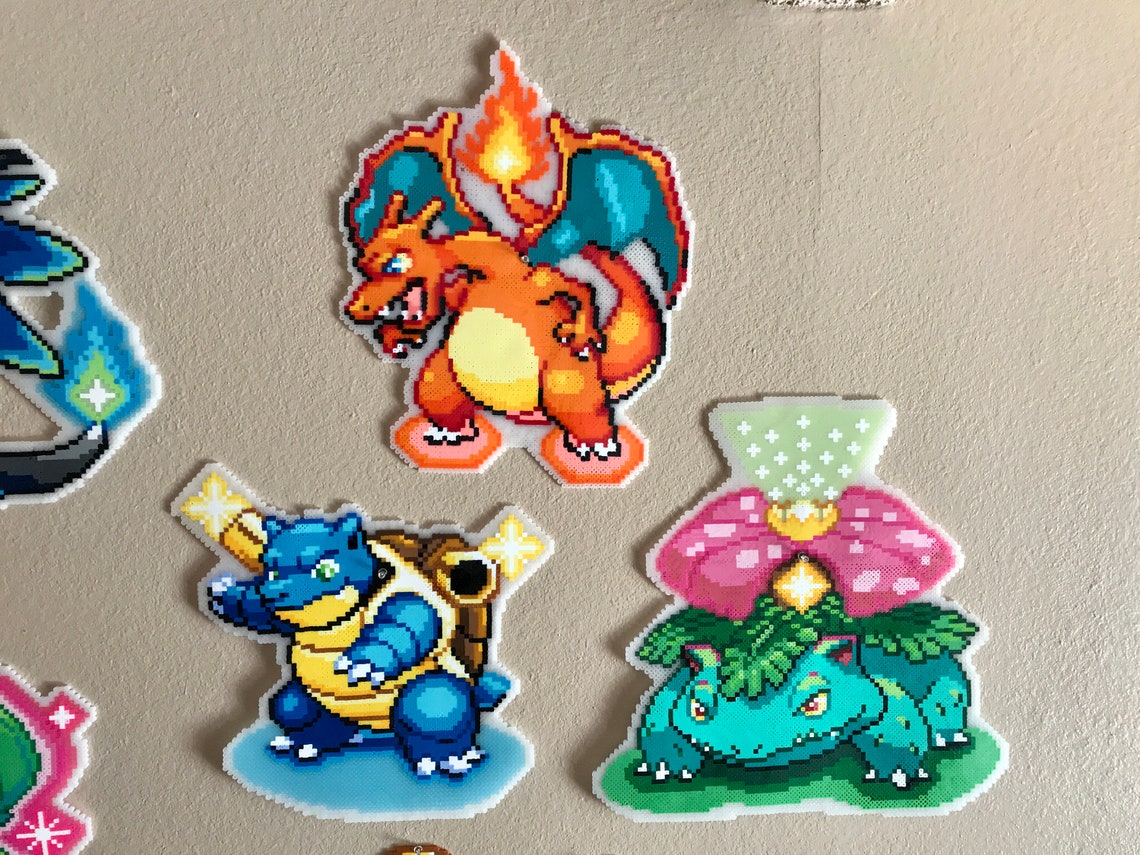 BLASTOISE season 1 3 of 12 Perler Bead Pokémon - Etsy