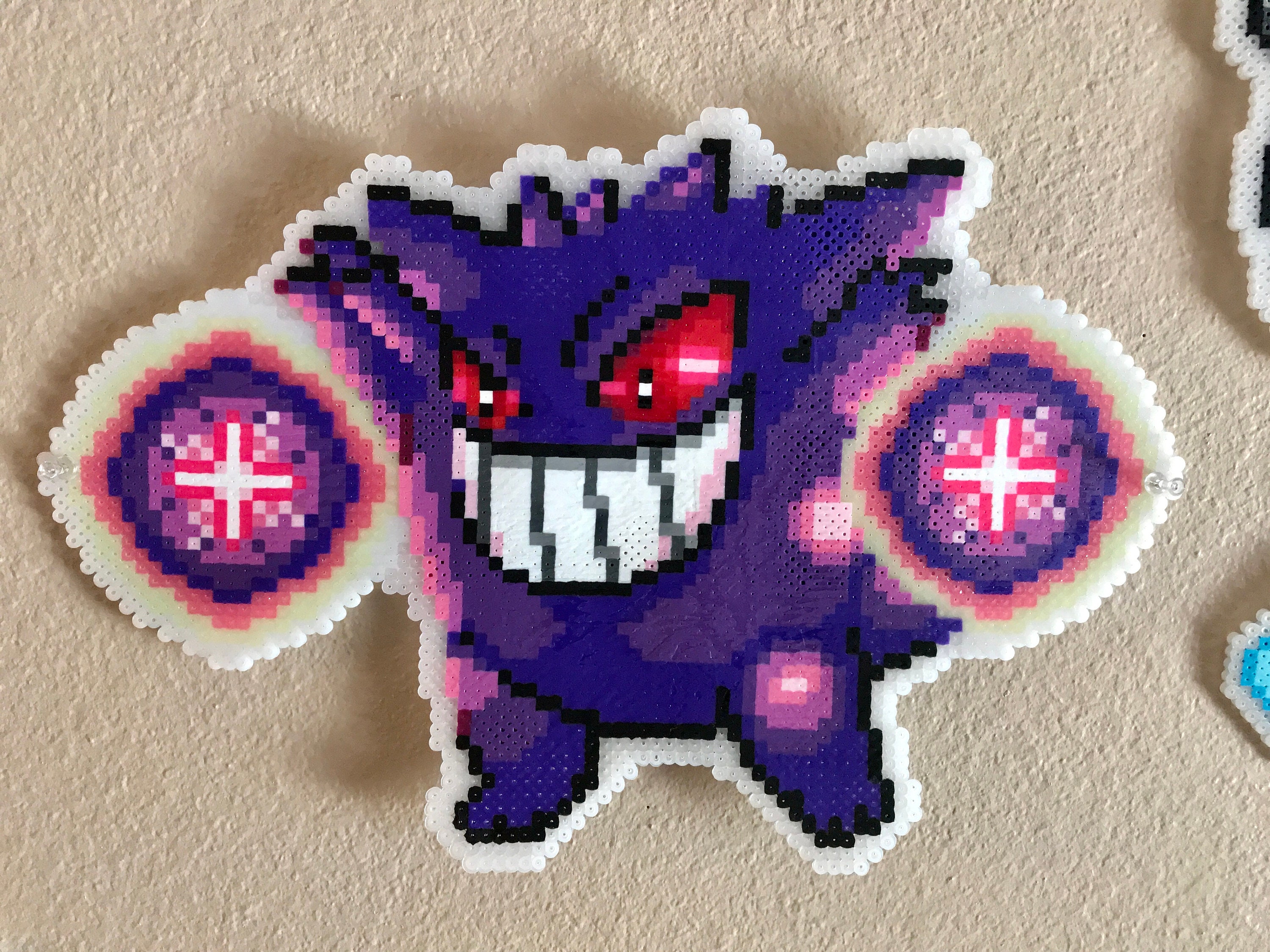 GENGAR season 1 8 of 12 Perler Bead Pokémon - Etsy