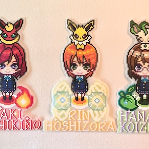 RIN HOSHIZORA & JOLTEON - Love Live Perler Figure - Etsy
