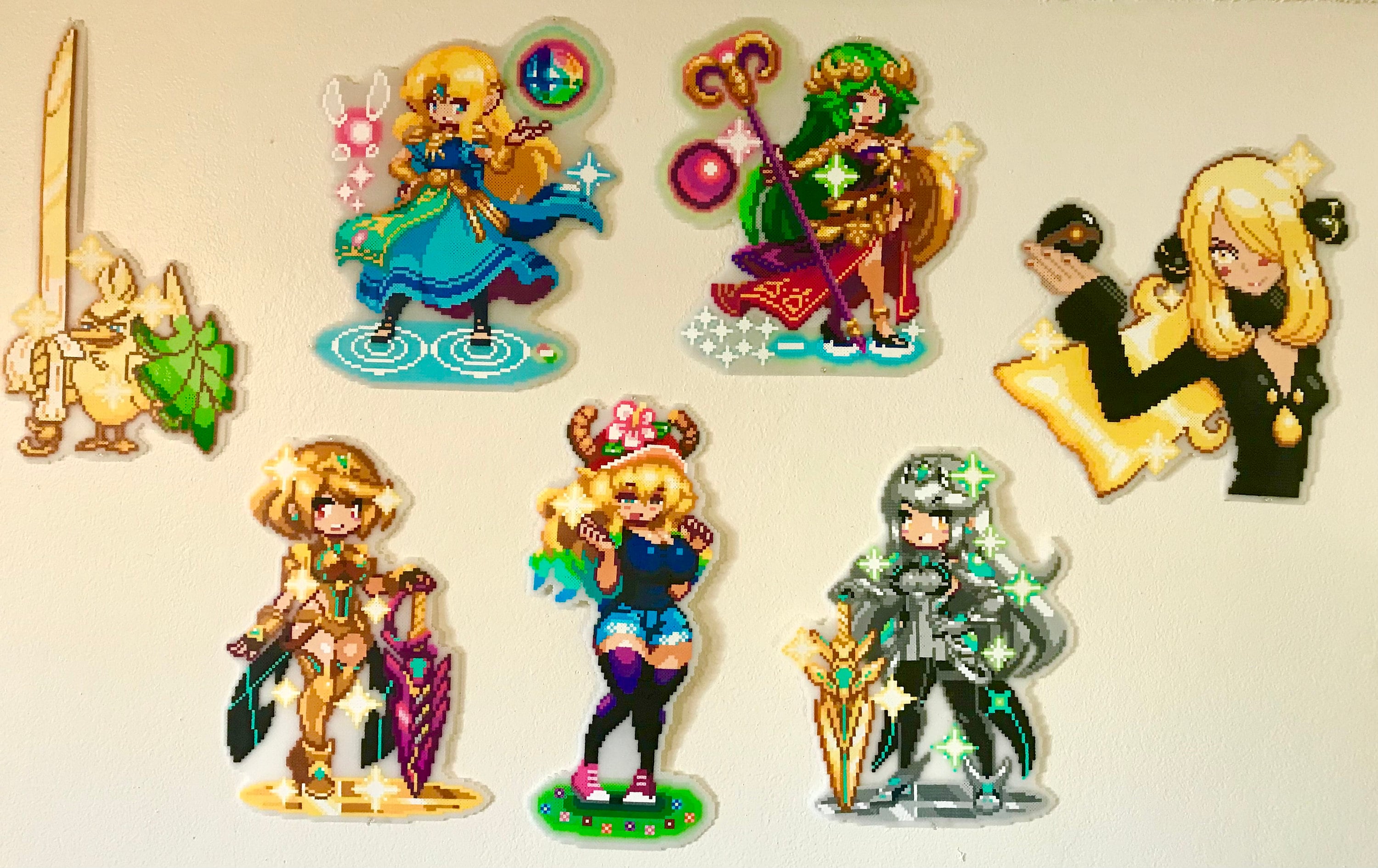 PALUTENA goddess of Light Kid Icarus Perler | Etsy