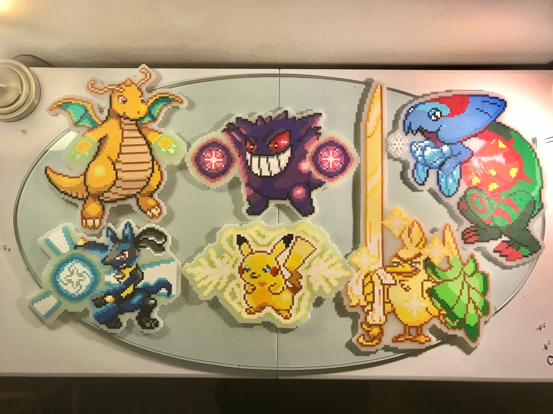 THE CHAMPION 6 (ash Ketchum’s Winning Team) - a 6 Piece Perler Set - Etsy