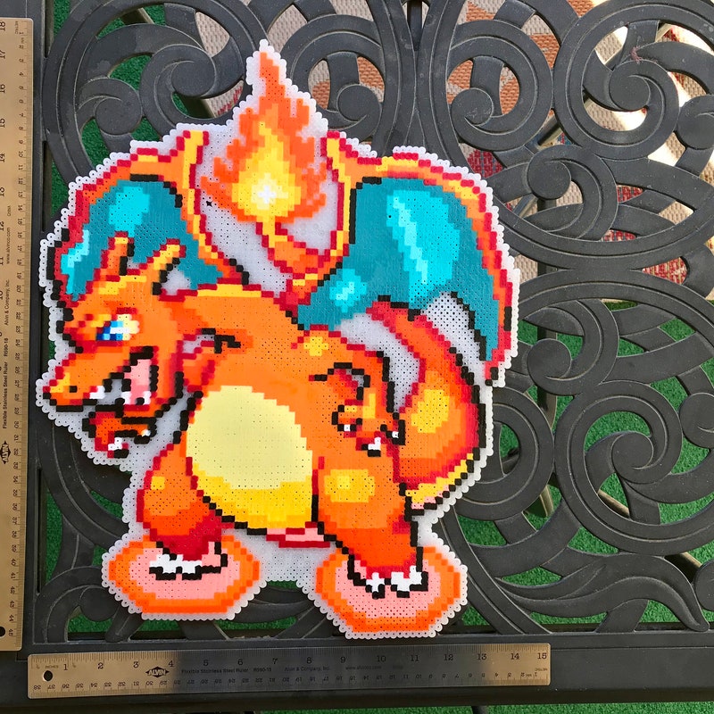 Perler Beads Charizard - Etsy