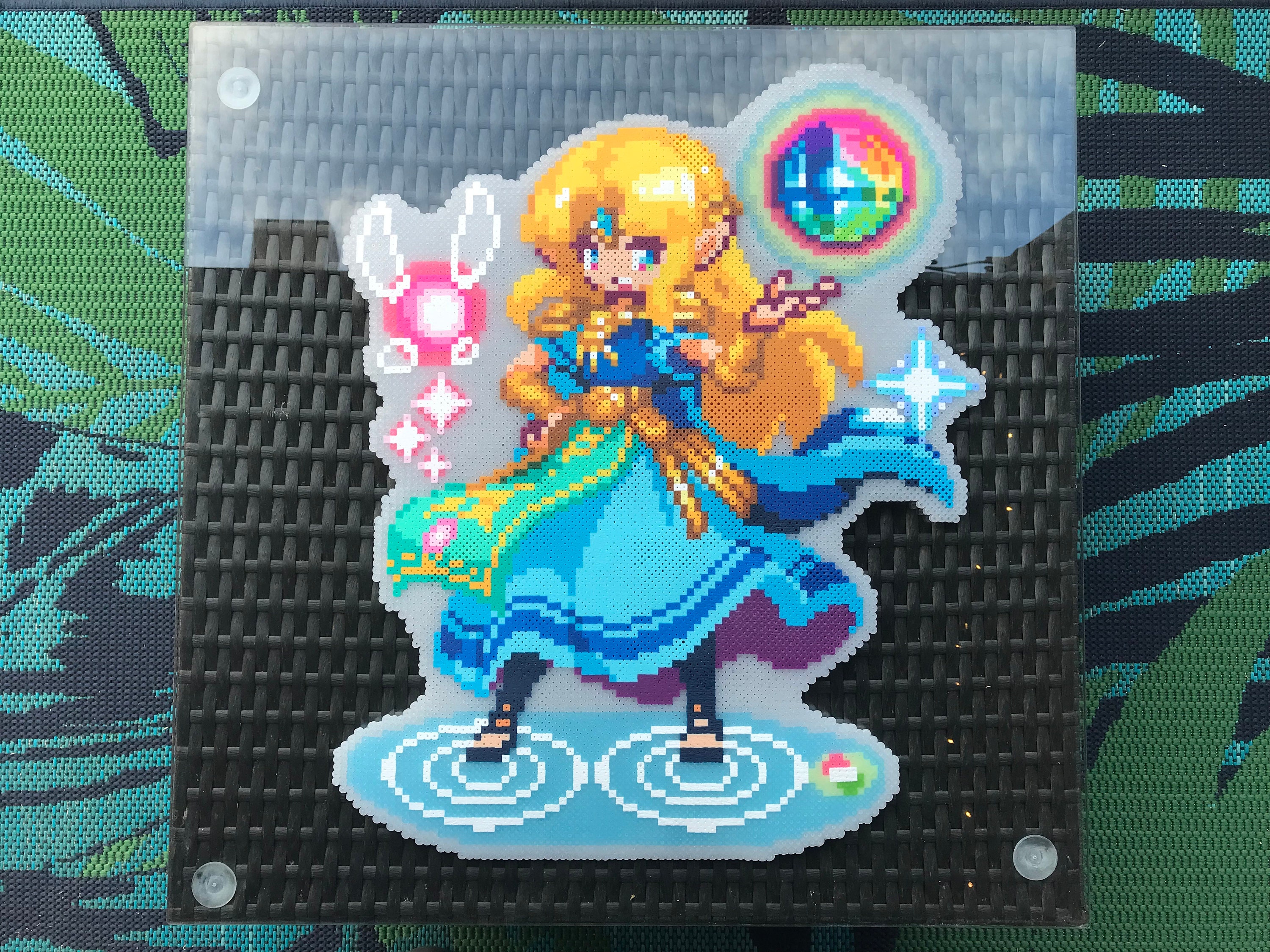 PRINCESS ZELDA - Super Smash Bros Perler - Etsy