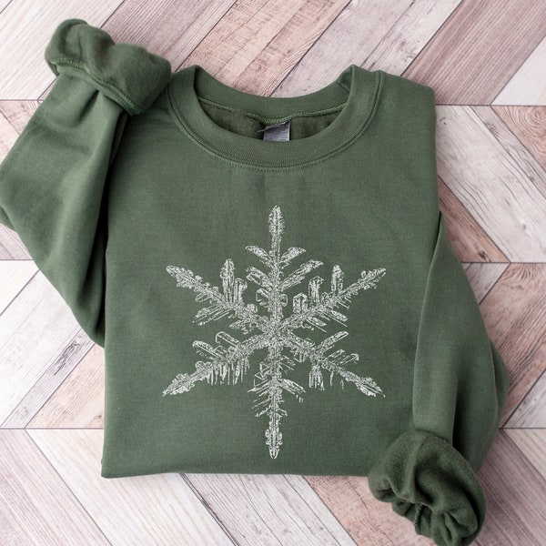 Snowflake Sweater - Etsy