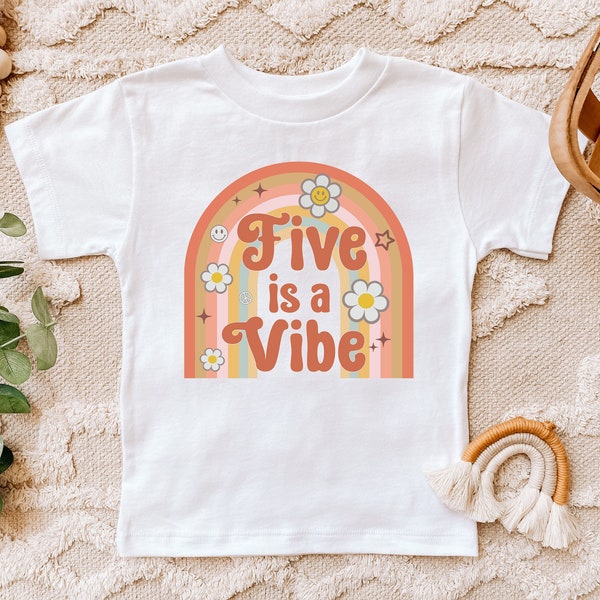 Five is a Vibe Birthday Shirt - Etsy