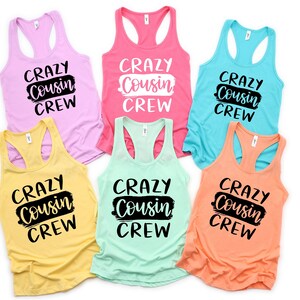 Crazy Cousin Crew T-shirt Cousin Crew Shirts Team Cousin - Etsy