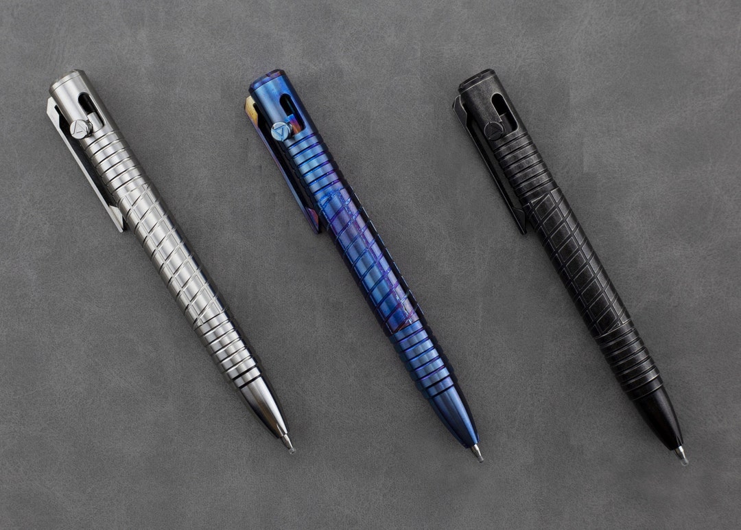 Titanium Mini Bolt Action Pen EDC Pen Mini Sized Rollerball - Etsy