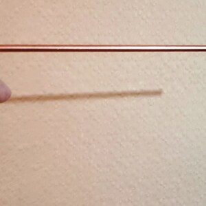 Solid Copper Dowsing or Divining Wand or Rod. WORLD WIDE AVAILABILITY ...